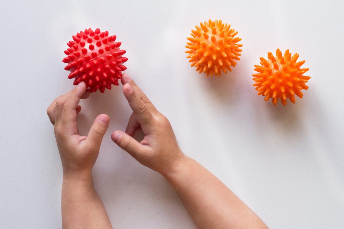 Children instinctively use their senses to explore their world.