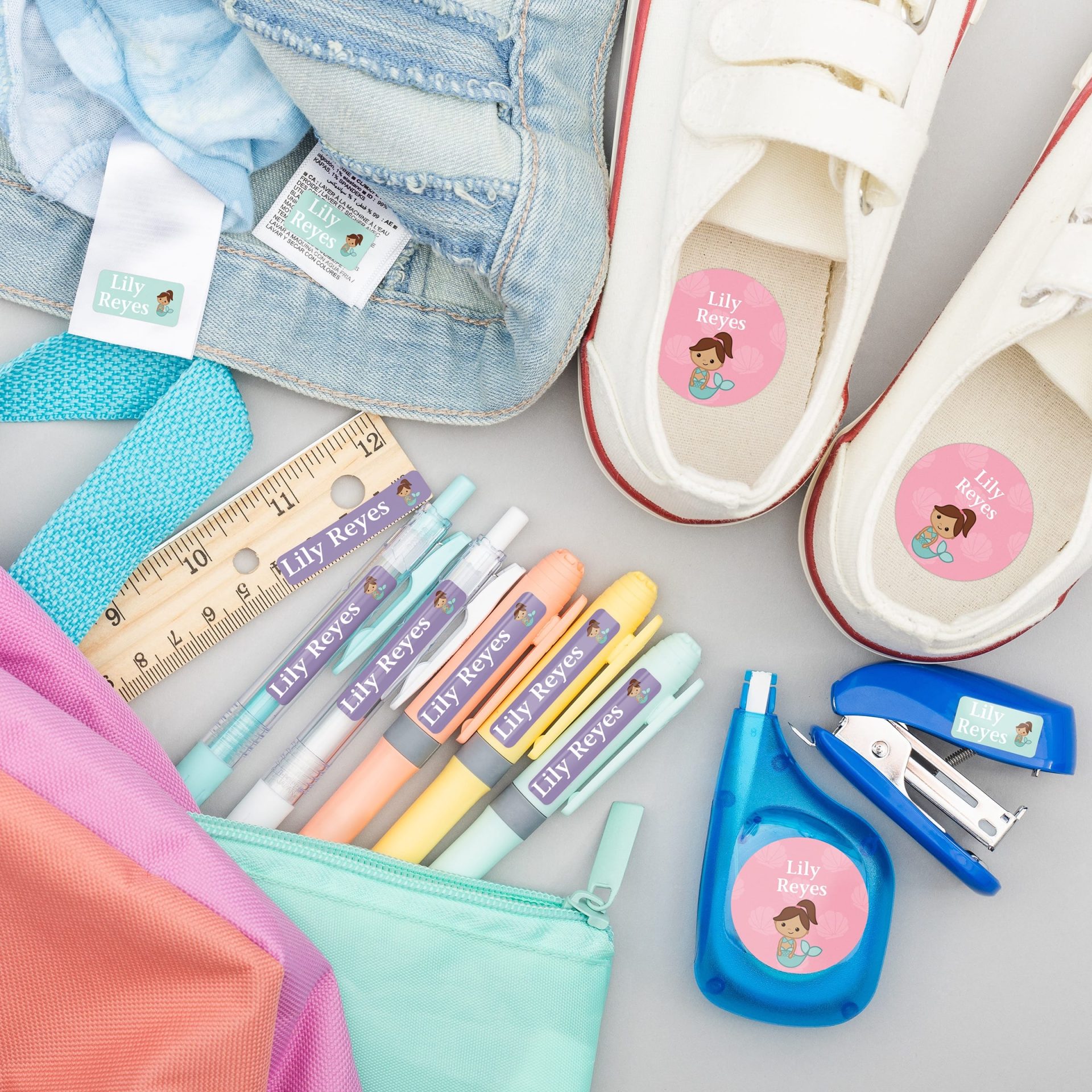 How to label for school